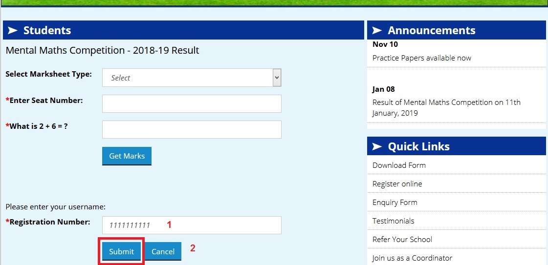 Ignited Mind Lab Result of Mental Maths Competition 2018-19 ...